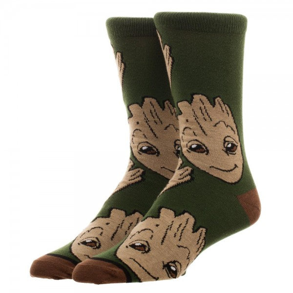 Guardians of the Galaxy Groot Crew Sock – Gaming Outfitters