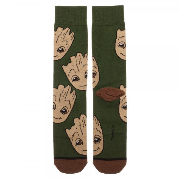 Guardians of the Galaxy Groot Crew Sock – Gaming Outfitters
