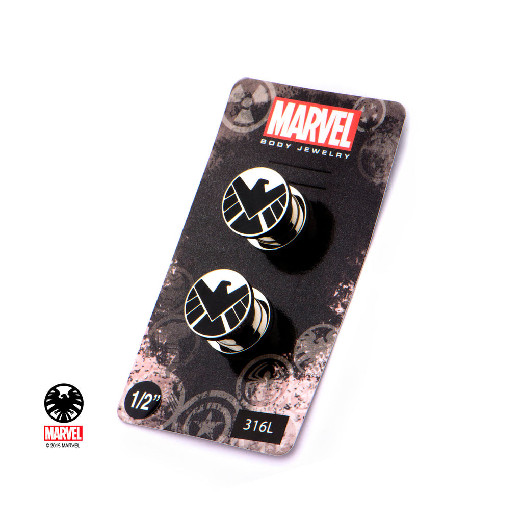 Marvel Shield Steel Plugs – Gaming Outfitters