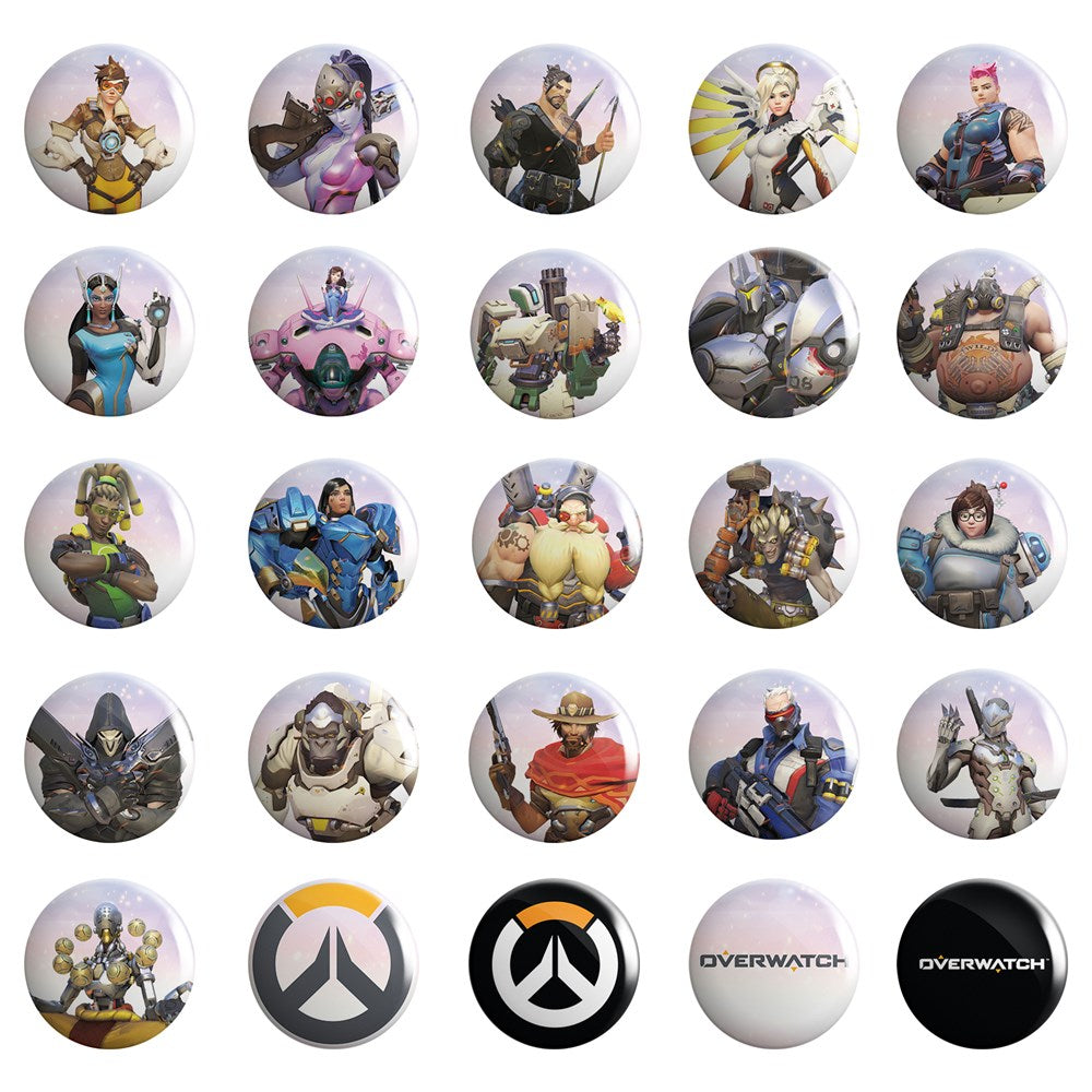 Overwatch Button Box Set (50 Pieces) – Gaming Outfitters