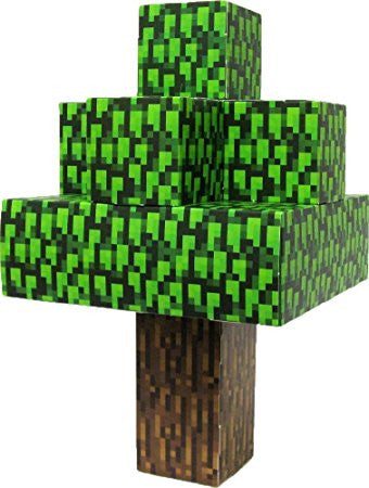 Foldable Minecraft Wood Plank Minecraft Paper Craft Shelter Pack My